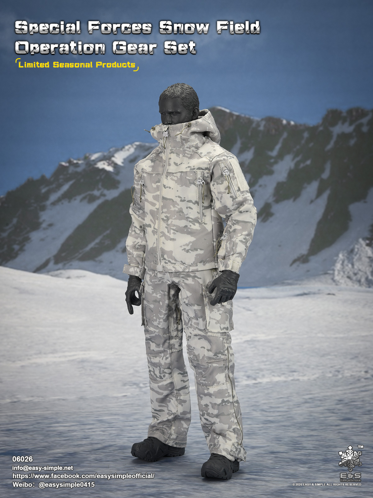 Easy&Simple 06026 Special Forces Snow Field Operation Gear Set