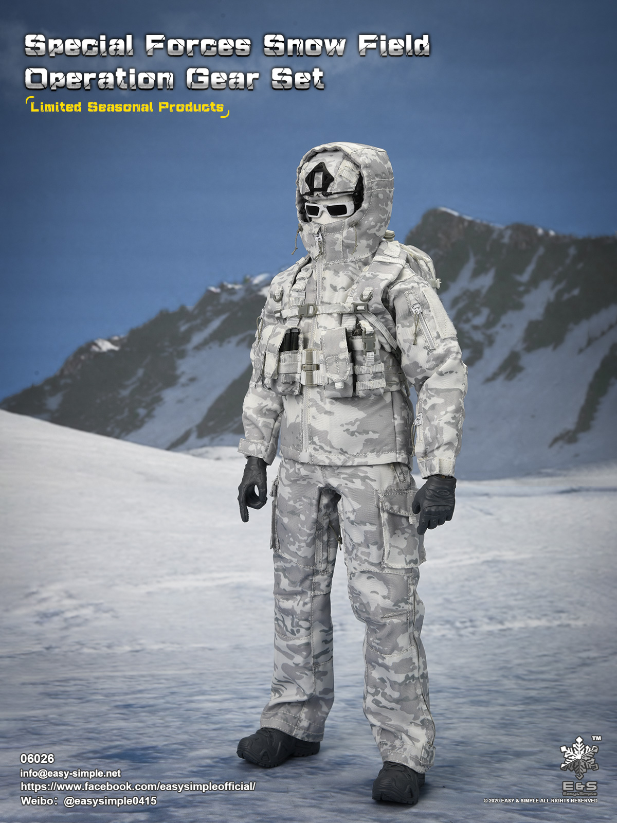 Easy&Simple 06026 Special Forces Snow Field Operation Gear Set