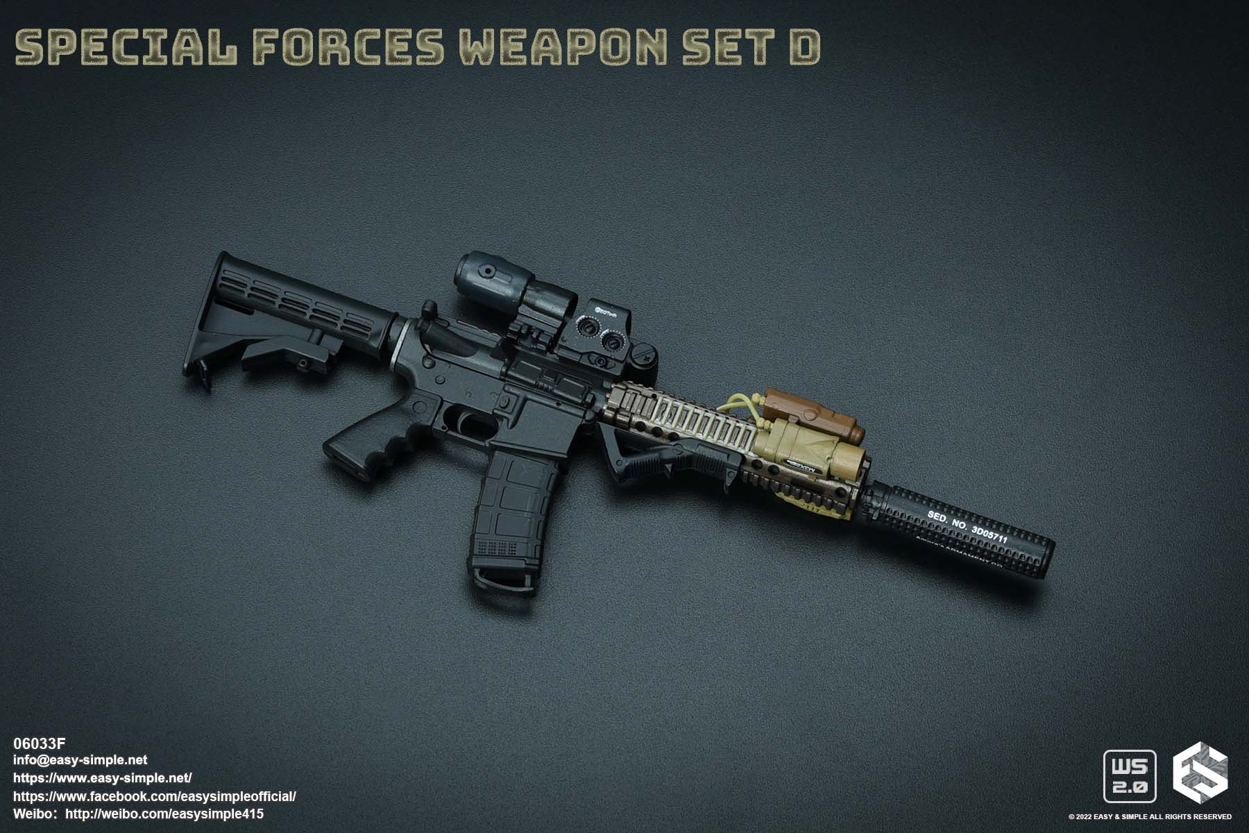 Easy&Simple 06033 Special Forces Weapon Set D,Weapon Set