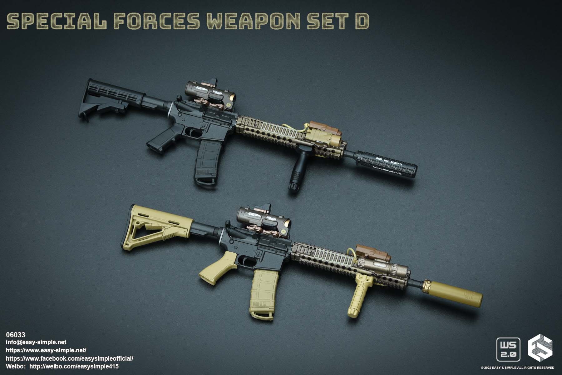 Easy&Simple 06033 Special Forces Weapon Set D,Weapon Set