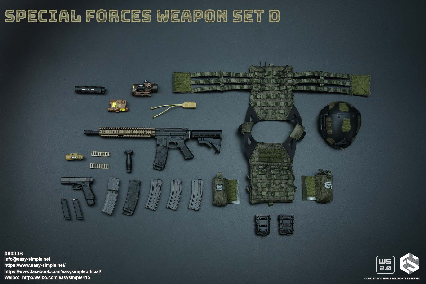 Easy&Simple 06033 Special Forces Weapon Set D,Weapon Set