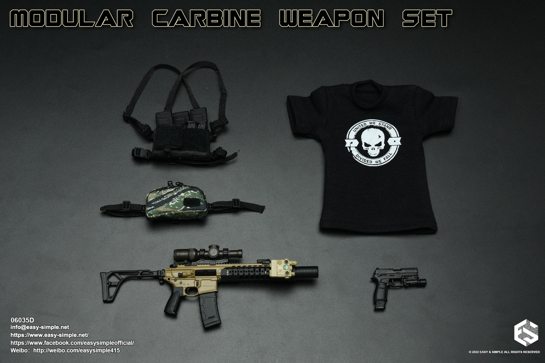 Easy&Simple 06035 Modular Carbine Weapon Set,Weapon Set