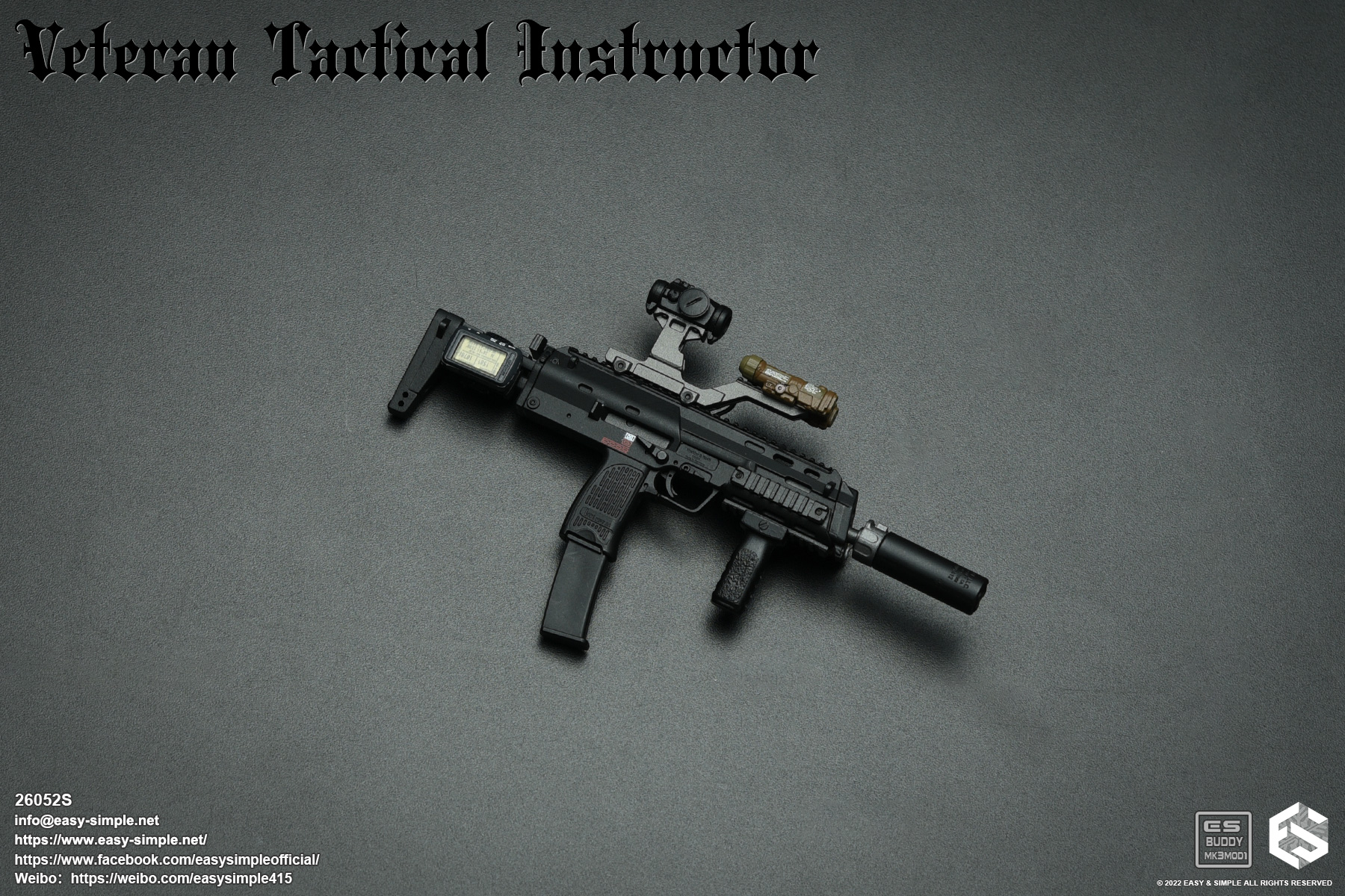 Easy&Simple 26052S Veteran Tactical Instructor,Boxed Figure