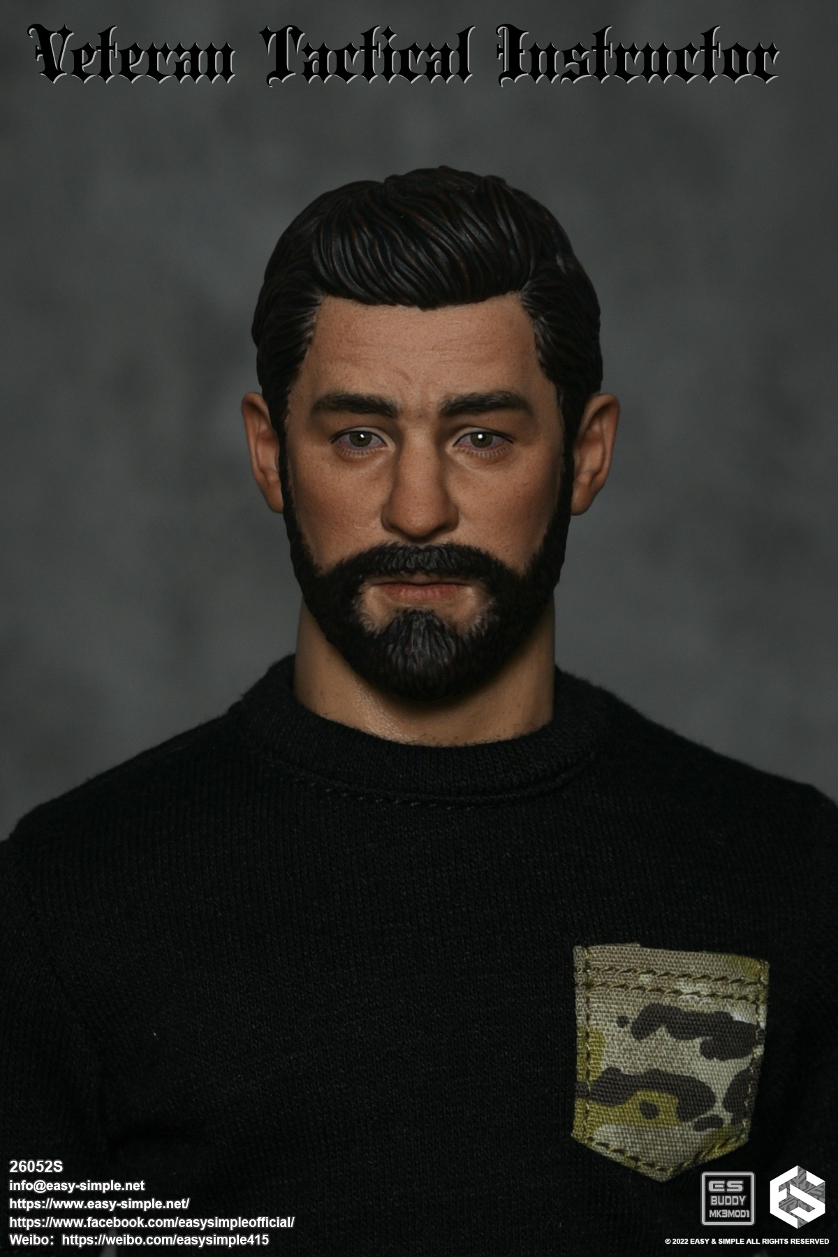 Easy&Simple 26052S Veteran Tactical Instructor,Boxed Figure