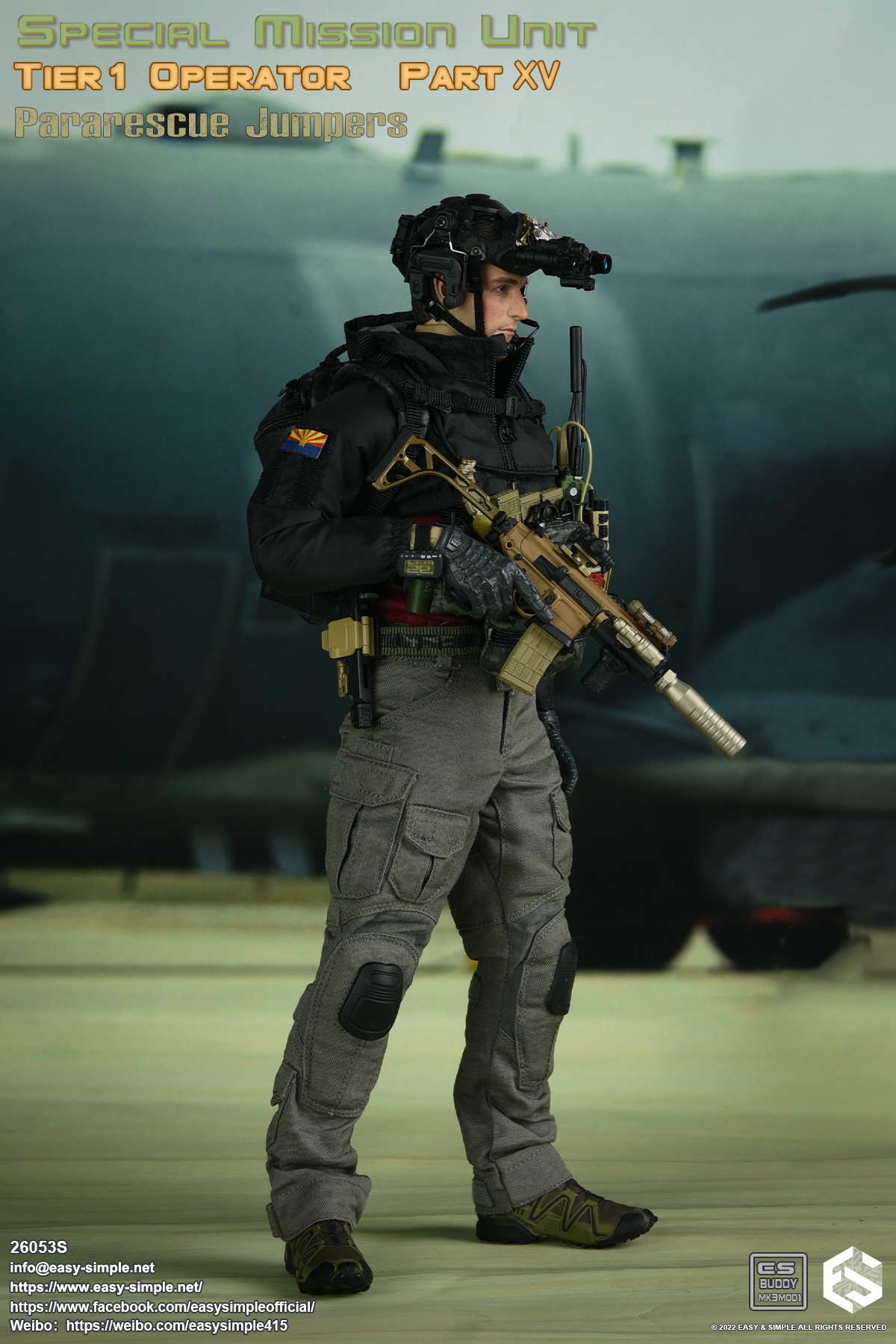 Easy&Simple 26053S SMU Tier1 Operator Part XV Pararescue Jumpers,Boxed ...
