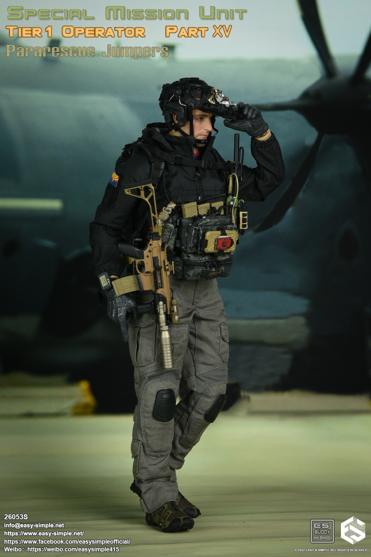 Easy&Simple 26053S SMU Tier1 Operator Part XV Pararescue Jumpers,Boxed ...