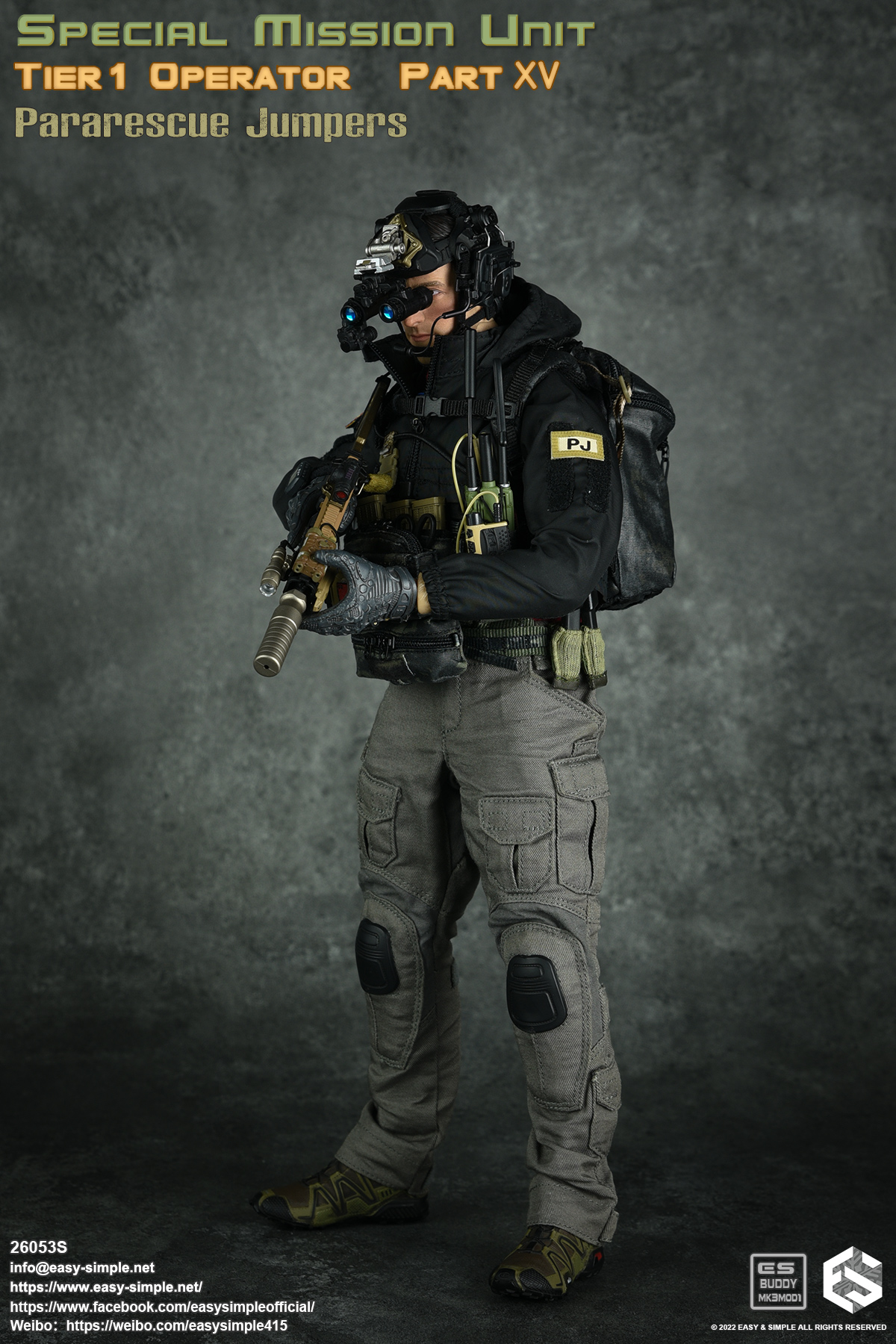 Easy&Simple 26053S SMU Tier1 Operator Part XV Pararescue Jumpers,Boxed ...