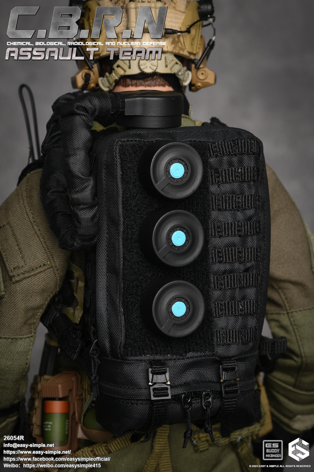 Easy&Simple 26054R CBRN Assault Team,Boxed Figure