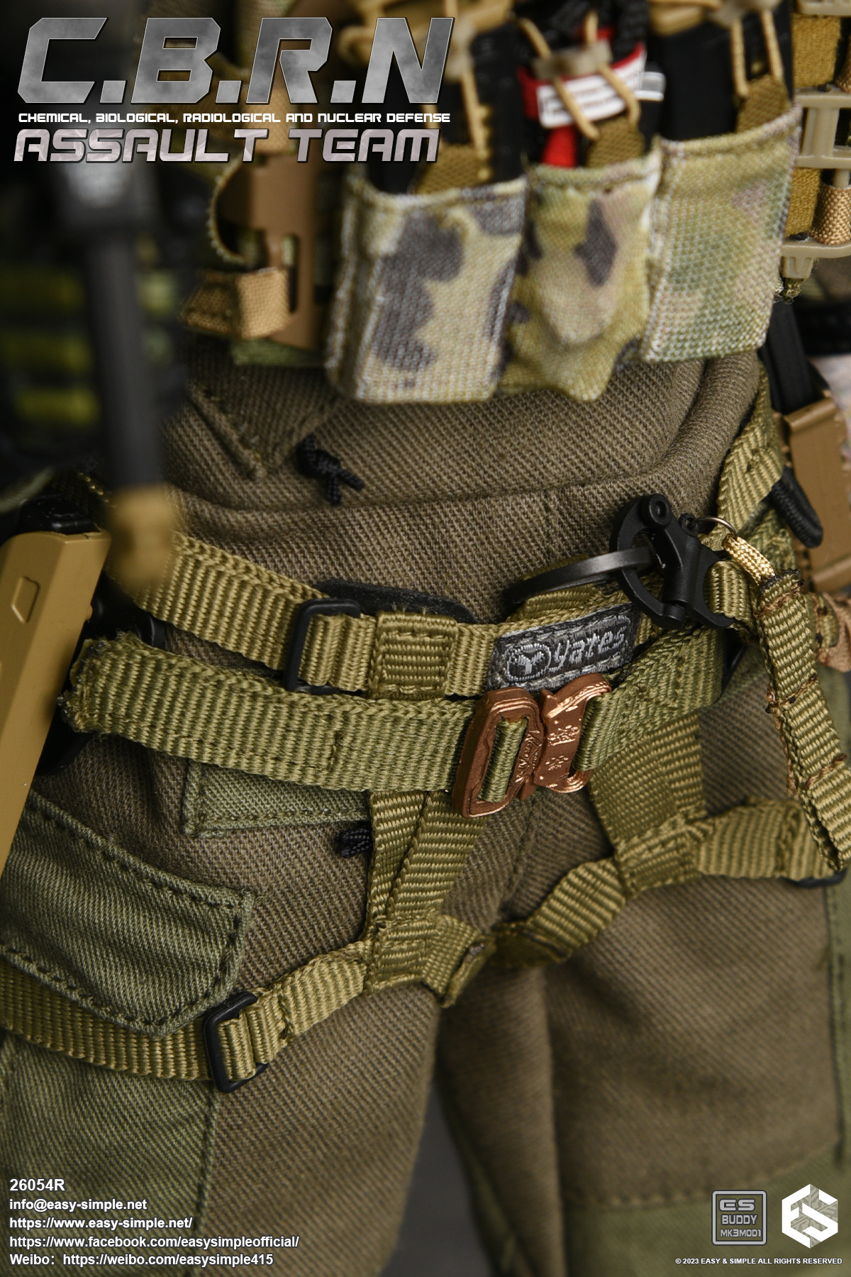 Easy&Simple 26054R CBRN Assault Team,Boxed Figure